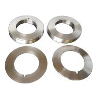 China Customized Size Tungsten Carbide Alloy Circular Slitter Blade with HRC 56-65 Hardness for Cutting Aluminum and Steel for sale