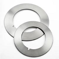 China Customized Size Tungsten Carbide Alloy Circular Slitter Blade with HRC 56-65 Hardness for Cutting Aluminum and Steel for sale
