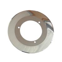 China Customized Tungsten Carbide Alloy Circular Blade for Corrugated Paper Longitudinal Cutting with Silvery Finish for sale