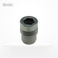 China 12.7mm Pore Diameter YG8 Tungsten Carbide Nozzle for PDC Bits with A02 Porosity and Black Color for sale