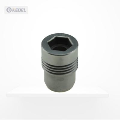 China 12.7mm Pore Diameter YG8 Tungsten Carbide Nozzle for PDC Bits with A02 Porosity and Black Color for sale