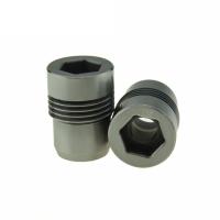 China 12.7mm Pore Diameter YG8 Tungsten Carbide Nozzle for PDC Bits with A02 Porosity and Black Color for sale