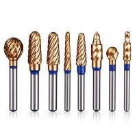 China 3mm Carbide Rotary Burr Set 14pc Long Shank for Polishing for sale