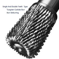 China Tungsten Carbide Burr 1/4 Shank for Metal Deburring 4-25mm Head for sale