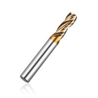 China HRC55 20mm Tungsten Carbide 4 Flute End Mill 6mm Shank for sale