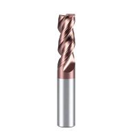 China 2 Flute Carbide End Mill 1mm-40mm for Steel Aluminum HRC 45-65 for sale
