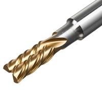 China Carbide Flat End Mill 4 Flutes 20mm for Steel Alloy HRC 60 for sale