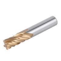 China Carbide Flat End Mill 6mm Flute 2-6 Flutes HRC60 for Steel for sale