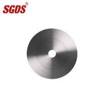 China Customized Tungsten Carbide Alloy Circular Blade for High Cutting Efficiency in Lithium Battery Electrode Cutting with Round Shape for sale