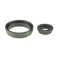 China Custom Glossy Black High Density Tungsten Carbide Seal Ring for Mechanical Equipment Sealing for sale