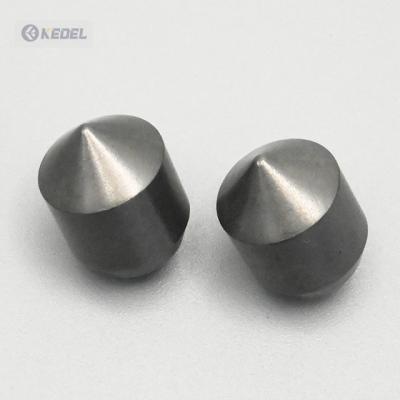 China Custom Double Cone Head Cemented Carbide Buttons with Glossy Surface and High Density for Oil and Gas Industry for sale