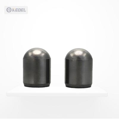 China Custom Size Glossy Surface Tungsten Carbide Buttons for Petroleum Drilling Made from 100% Pure Tungsten Carbide Powder for sale