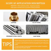 China CNC Flat-bottom Tungsten Carbide End Mill with Two Flutes and 55-degree Keyway Cutter for Steel Featuring nACo4 Coating for sale