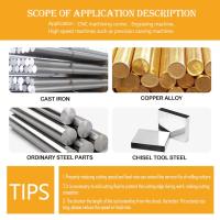 China 2-flute Tungsten Carbide End Mill with Micro Diameter and 60° Flat Cutting Edge for Steel and Aluminum for sale