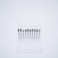 China 6mm Double Groove Carbide Rotary Burr with 10 Different Shapes for Stainless Steel and Titanium for sale