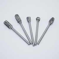 China 6mm Double Groove Carbide Rotary Burr with 10 Different Shapes for Stainless Steel and Titanium for sale