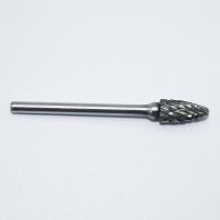 China 10 Pieces of Bright Uncoated Tungsten Carbide Rotary Burr for Stainless Steel with 1/8