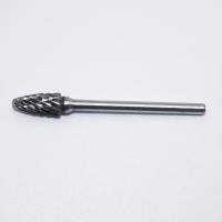 China 10 Pieces of Bright Uncoated Tungsten Carbide Rotary Burr for Stainless Steel with 1/8