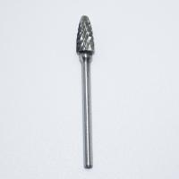 China 10 Pieces of Bright Uncoated Tungsten Carbide Rotary Burr for Stainless Steel with 1/8