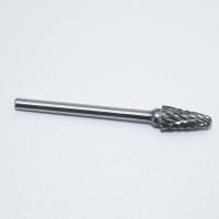 China 3mm Type L High Precision Bright Uncoated Carbide Rotary Burr for Metal Machining for sale