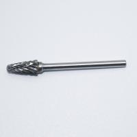 China 3mm Type L High Precision Bright Uncoated Carbide Rotary Burr for Metal Machining for sale
