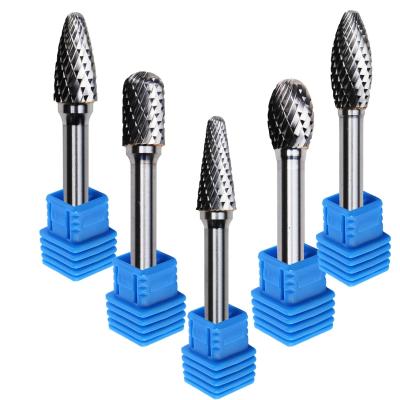 China 6mm Tungsten Carbide Rotary Burr 1/8 Shank for Metal Plastic Wood for sale