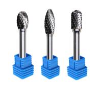 China Tungsten Carbide Rotary Burr 6mm Shank Single Double Cut Type B for sale