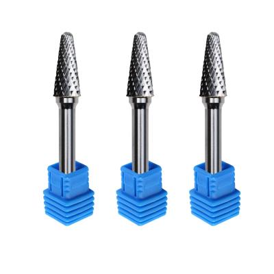 China Tungsten Carbide Burr 3mm Double Cut Rotary Cutter for Wood Metal for sale