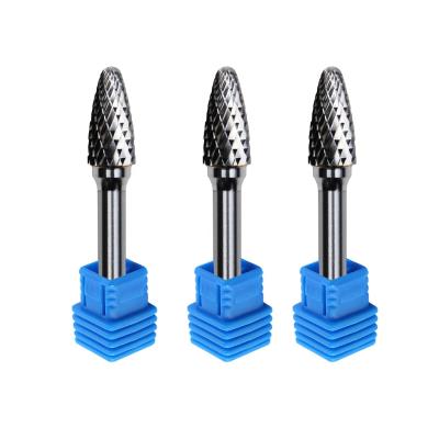 China Tungsten Carbide Burr 6mm Shank for Metal Wood Plastic for sale