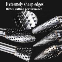 China Tungsten Carbide Rotary Burr 1/4 Shank for Metal Carving for sale