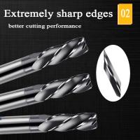 China 4 Flute Tungsten Carbide End Mill for sale