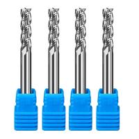 China 1mm Carbide End Mill HRC55 for Aluminum CNC Milling for sale