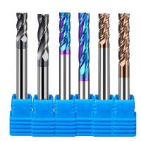 China 3 Flute Carbide End Mill 6mm for Steel Aluminum HRC 45-65 for sale