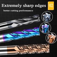China 3 Flute Carbide End Mill 6mm for Steel Aluminum HRC 45-65 for sale