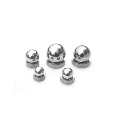 China Tungsten Carbide Valve Seat and Ball K30 Grade 1.5-500mm Custom Size for sale