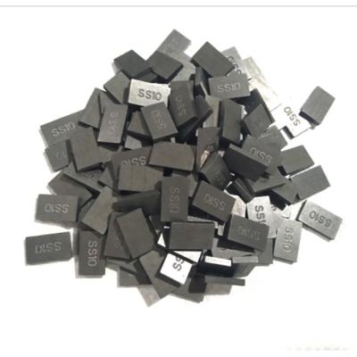 China 20x12x3mm Tungsten Carbide Brazed Tips SS10 for Stone Cutting for sale