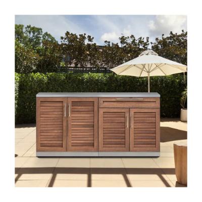 China Oven Built In Bbq Outdoor Kitchen Cabinet Stainless Steel Material for sale