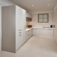 China White  Wall Complete Pvc Sheet Apartment Modular Kitchen Cabinets for sale