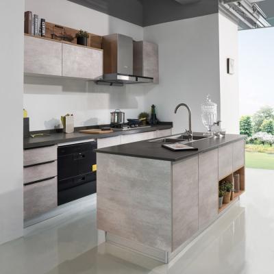 China Luxury Lacquer Painting / Melamine Finishing Modular Kitchen Cabinets for sale