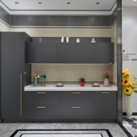 China Modern Design Matte Lacquer Mdf Flat Modular Kitchen Cabinets for sale