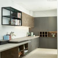 China L Shape Professional Custom Made Small Kitchen Cabinet PVC Kitchen Cabinets for sale