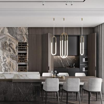 China L Shape Solid Wood PVC Kitchen Cabinets Modular Kitchen PVC Cabinets for sale