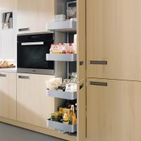China Soft Closing  Modular Cabinet Accessories Pull Out Wire Baskets For Kitchen Cabinets for sale