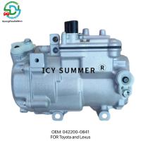 China 042200-0841 Hybrid Electric Vehicle Air Conditioning Compressor For Toyota And Lexus for sale