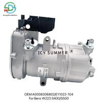 China Hybrid Electric Car AC Compressor A0008306802 E11022-104 For Benz W223 S400 S500 for sale