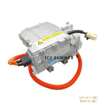 China Electric Car Air Conditioning Compressor SAH-8103020 For BYD Song DM 514V BC28A for sale