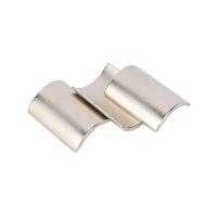 China NiCuNi Coated Sintered Rare Earth Magnets Arc Segment Customized for sale