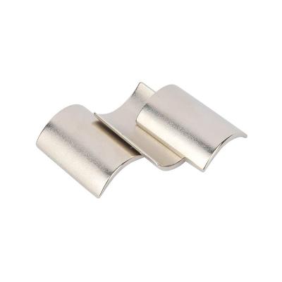 China NiCuNi Coated Sintered Rare Earth Magnets Arc Segment Customized for sale