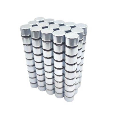 China Neodymium Iron Boron Rare Earth Disc Magnets N48 With Zinc Coating for sale