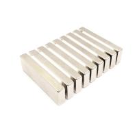 China Nickel Coating Sintered Neodymium Magnet 30SH-45SH Custom Bar Magnets for sale